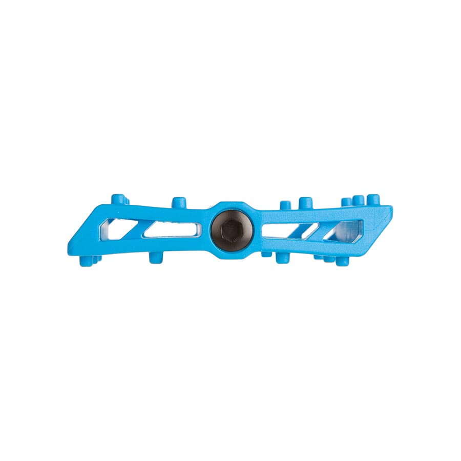 EVO Tenpoint Platform Pedals Body: Nylon Spindle: Cr-Mo 9/16'' Turquoi – Tim's BIke Shop