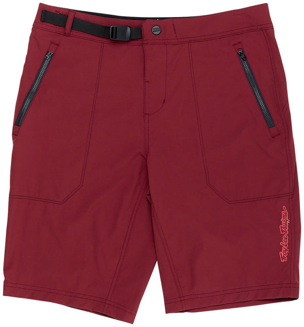 Troy Lee Designs Skyline Trail Shorts – Mono Oxblood 34 – Tim's BIke Shop