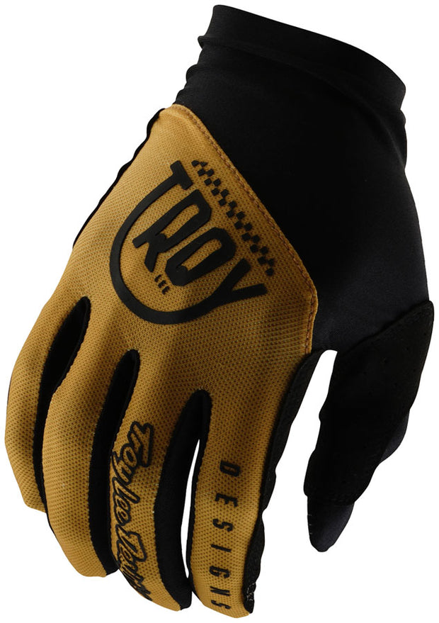 Troy Lee Designs Flowline Glove – Eyez Gold Small – Tim's BIke Shop